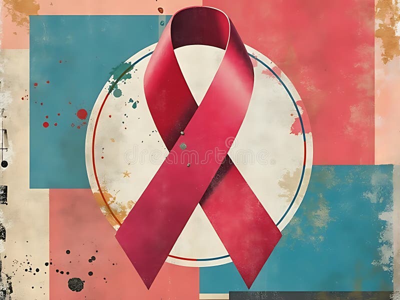 Collage-style Poster for Cancer Awareness Campaigns Stock Illustration ...