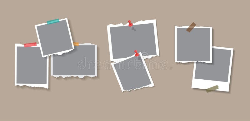 Collage Templates and an Abstract Blank Picture Frame Template with a ...