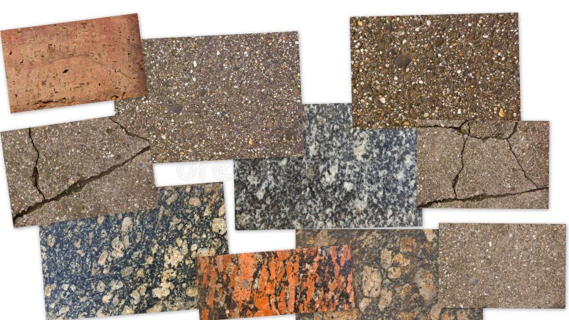Collage of textures stone stock photo. Image of crystal - 29029532