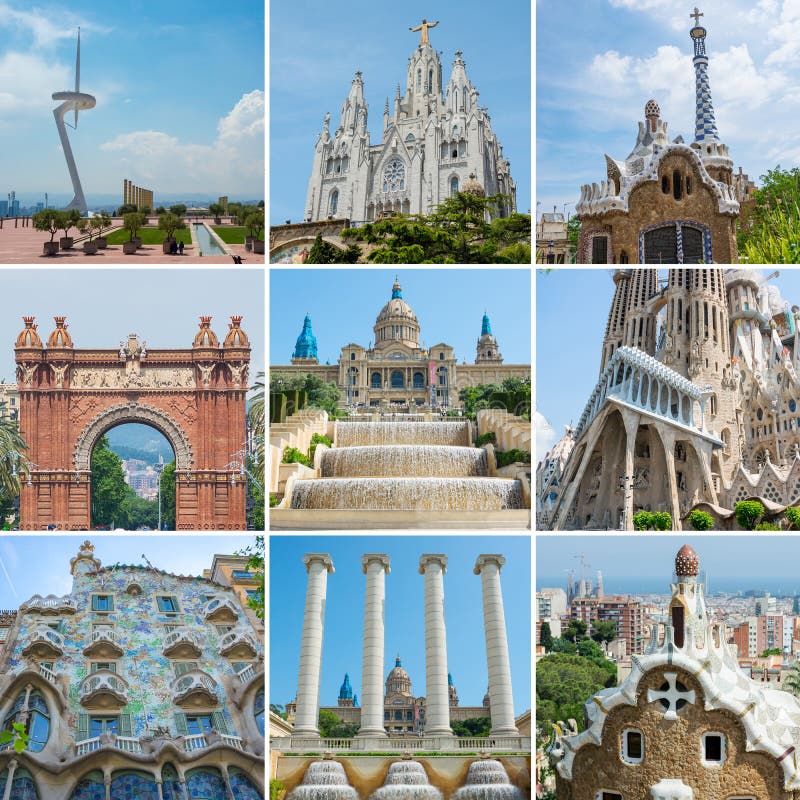 318 Barcelona Collage Photos - Free & Royalty-Free Stock Photos from ...