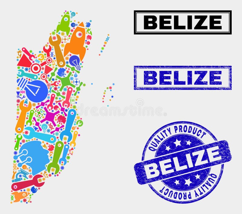 Collage Belize Stock Illustrations – 213 Collage Belize Stock ...