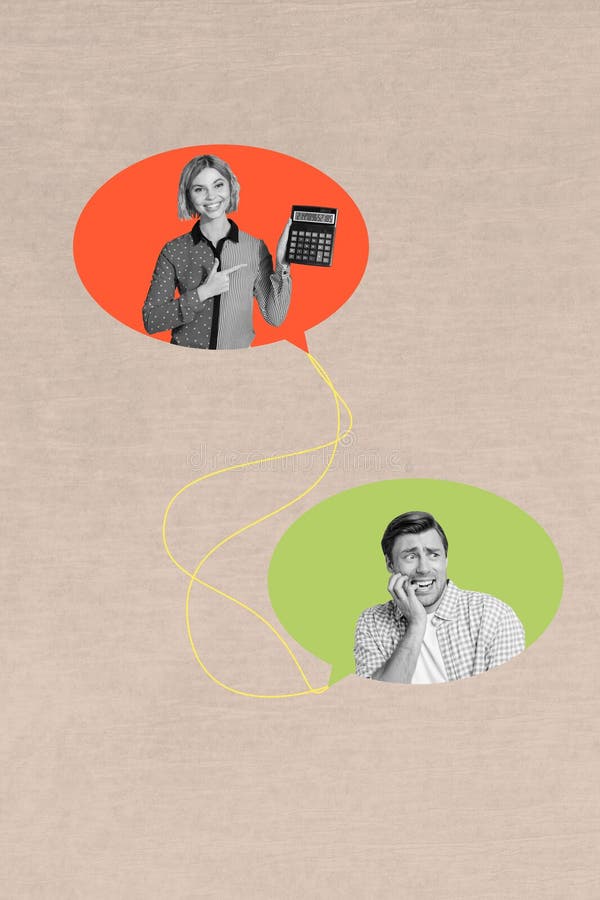 Collage Trend Poster of People in Speech Bubble Point Calculator ...