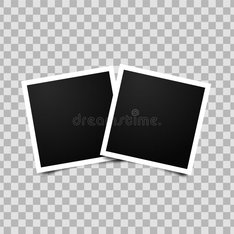 Empty Collage Template for Photo Stock Vector - Illustration of ...
