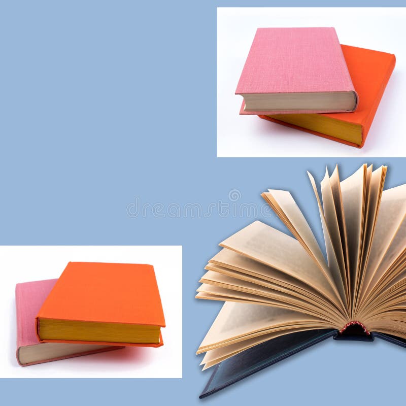 Collage of Various Books. Each One is Shot Separately Stock Image ...