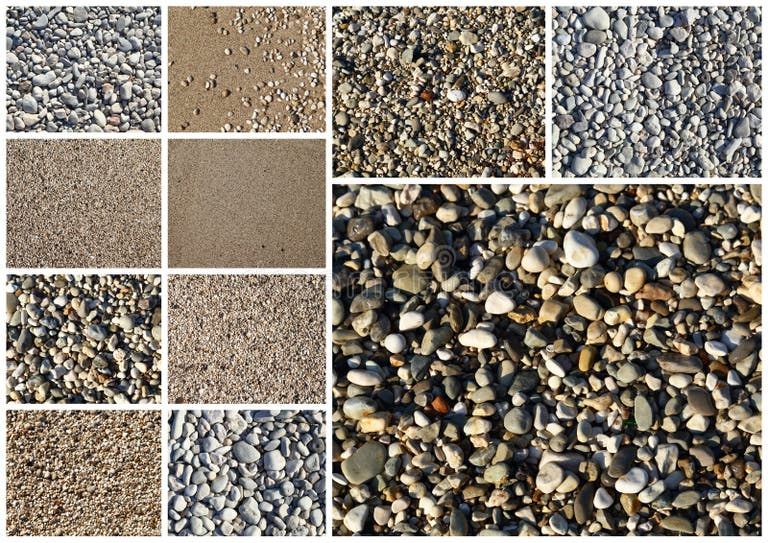 Collage of various sand stock photo. Image of sand, element - 43024060