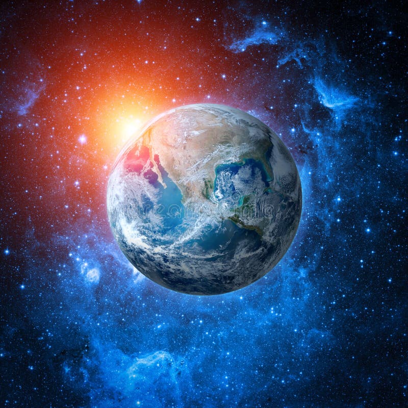 Collage of World Globe from Space Stock Photo - Image of light, globe ...