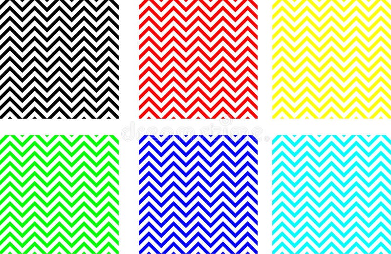 Collage Zig Zag Simple Pattern.Seamless Pattern with Fabric Texture ...