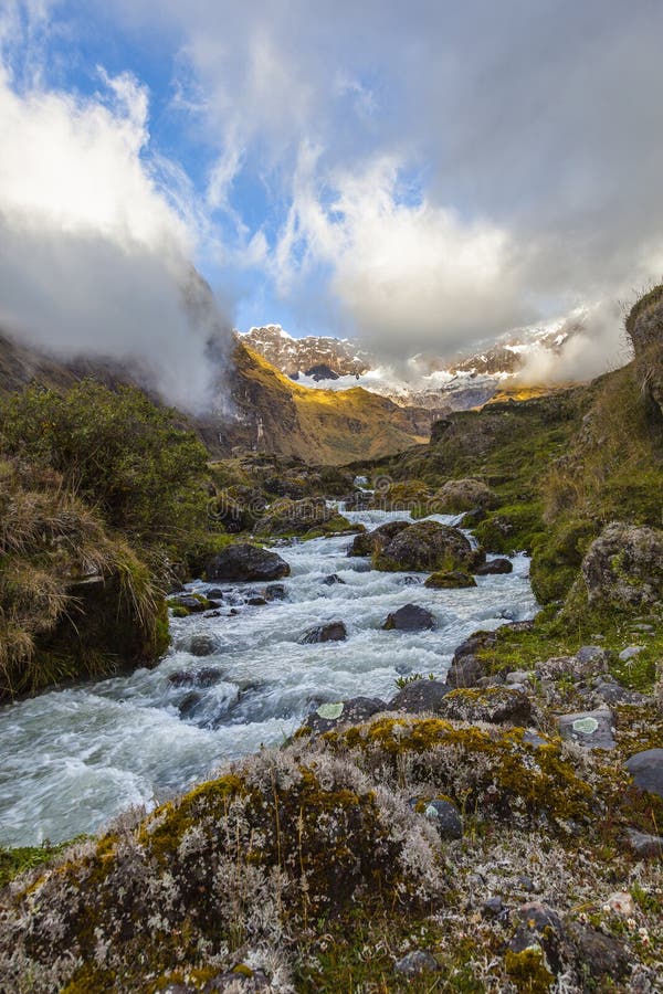 Collanes Valley in El Altar Volcano Stock Image - Image of andes ...