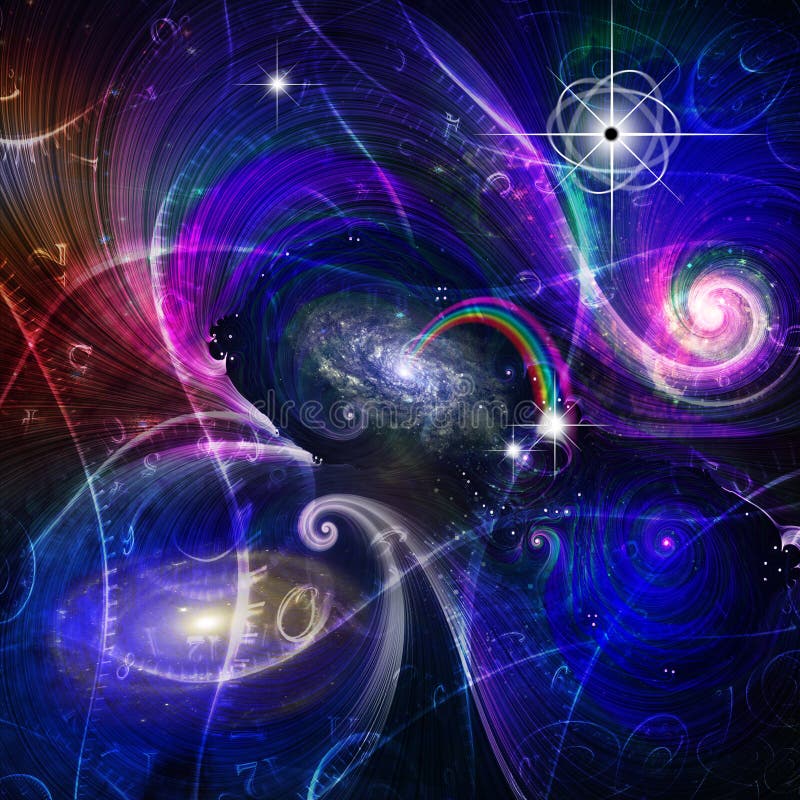 Collapsar in vivid space stock illustration. Illustration of symbol ...