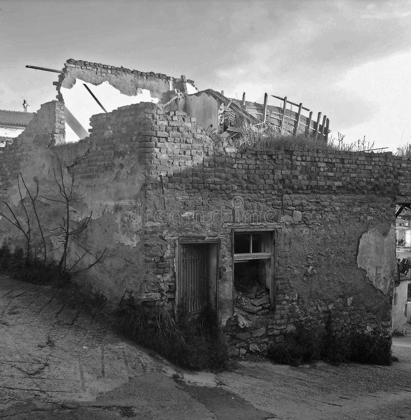 Collapse stock photo. Image of bulding, narrow, path - 30593528