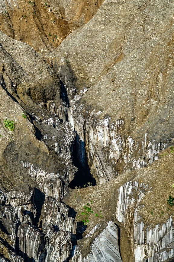 Collapse of the salt mine stock photo. Image of stream - 33400642