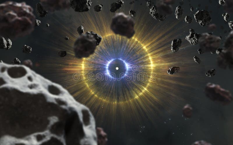 Collapse of the Star. Supernova Explosion. Big Bang. 5K Realistic ...