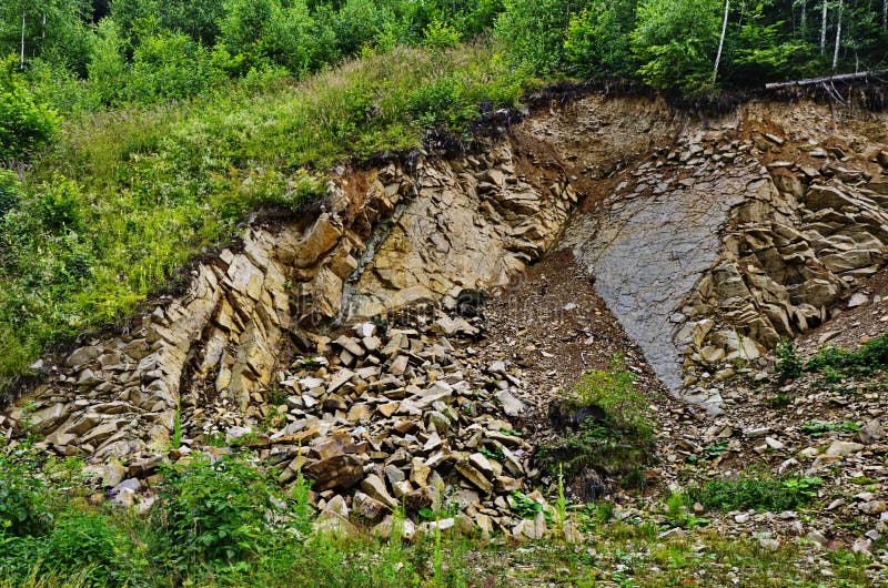 Falling Out of the Mountains Stock Image - Image of road, landscape ...