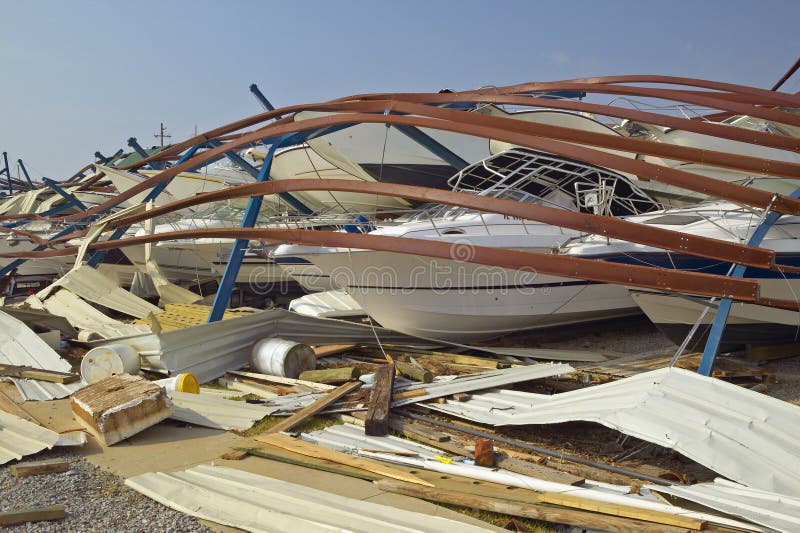 Collapsed boat editorial photography. Image of facility - 26273652
