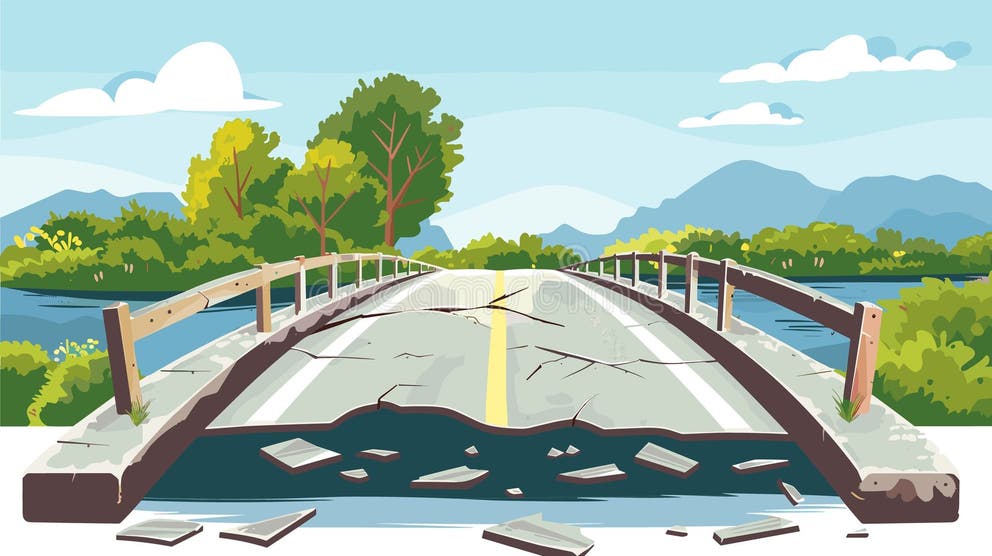 Bridge Disaster Stock Illustrations – 573 Bridge Disaster Stock ...