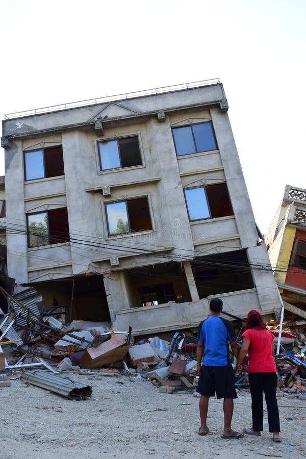 Collapsed Building after Earthquake Disaster Editorial Stock Image ...