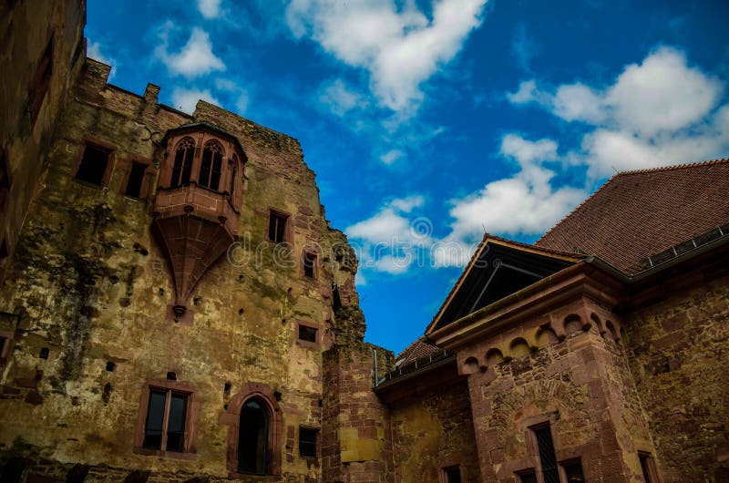 Collapsed Castle stock photo. Image of clear, vine, view - 40922586