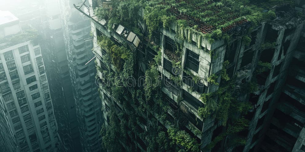 A Collapsed Skyscraper Repurposed into a Vertical Garden for Urban ...
