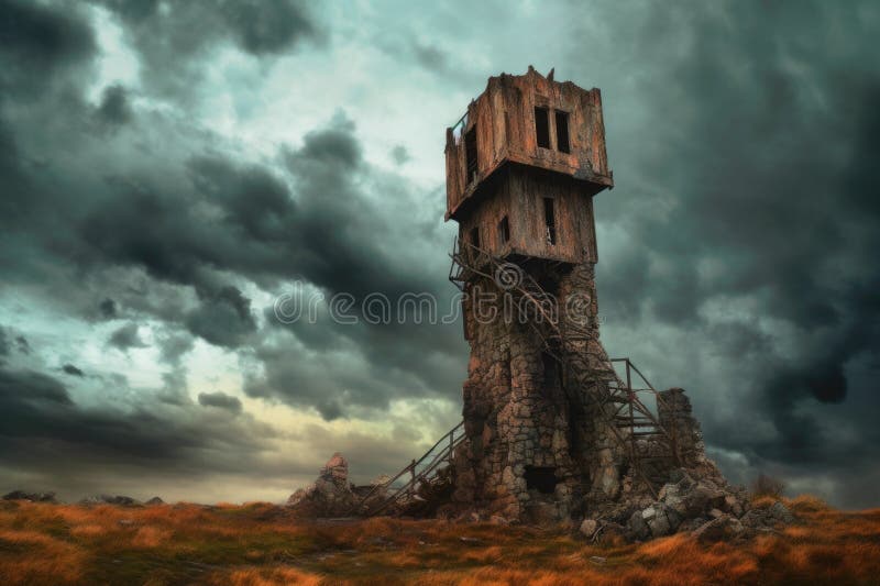 Collapsed Watchtower Stock Illustrations – 5 Collapsed Watchtower Stock ...