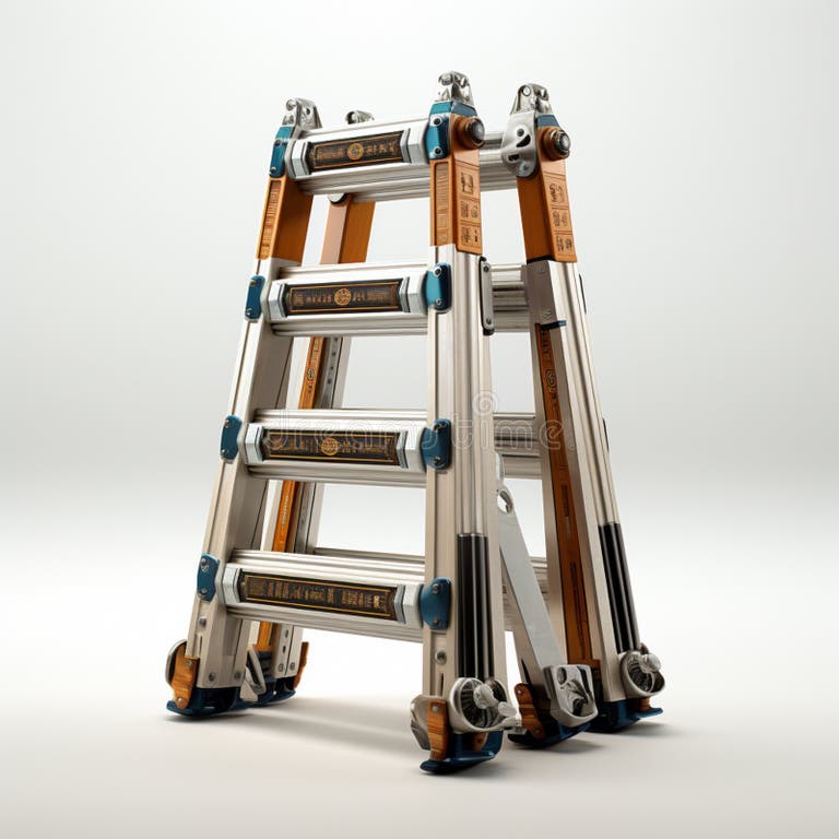 Collapsible Ladder Stock Illustrations – 18 Collapsible Ladder Stock ...