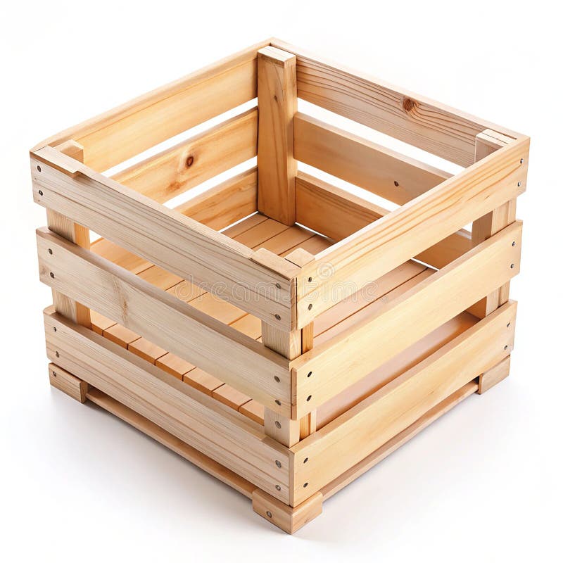 Collapsible Wooden Storage Crate Stock Illustrations – 6 Collapsible ...