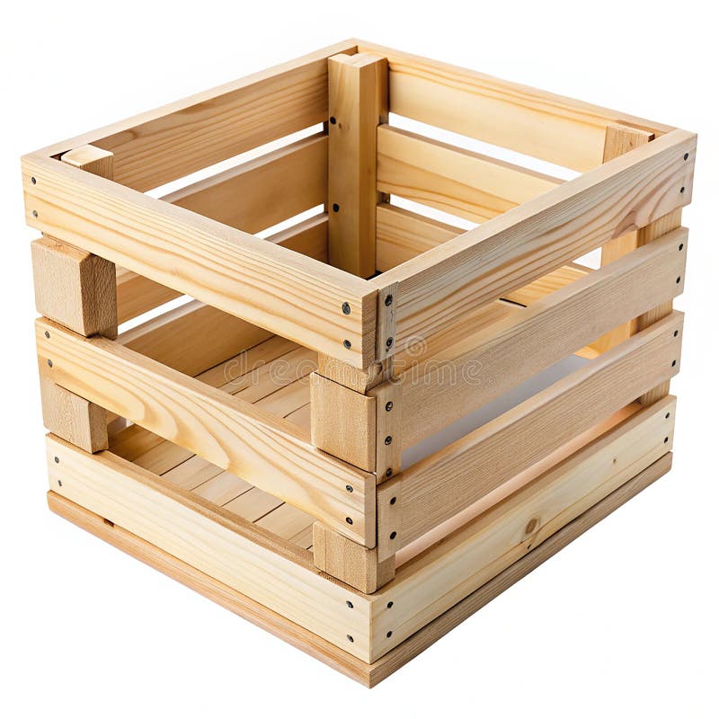 Collapsible Wooden Storage Crate Stock Illustrations – 6 Collapsible ...