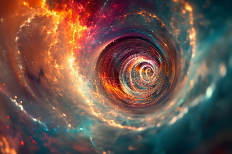 Collapsing Spacetime Vortex Stock Photo - Image of theory, force: 310513172