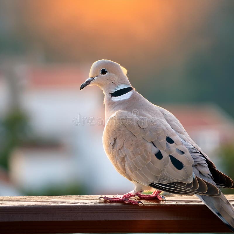 Collared Dove, AI Generated Stock Illustration - Illustration of dove ...