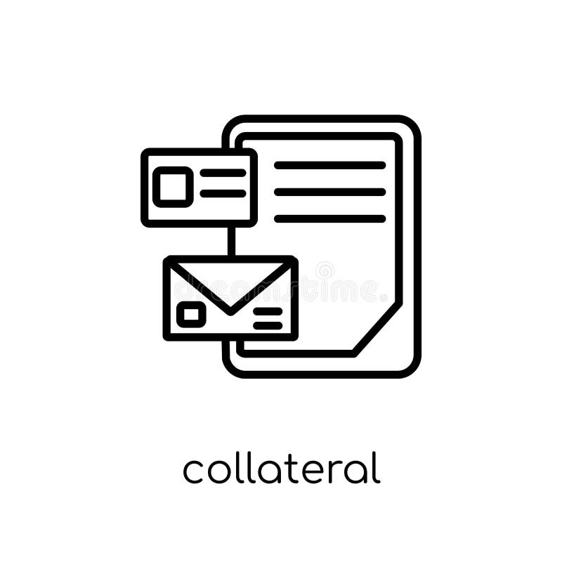 Collateral Icon from Collateral Collection. Stock Vector - Illustration ...