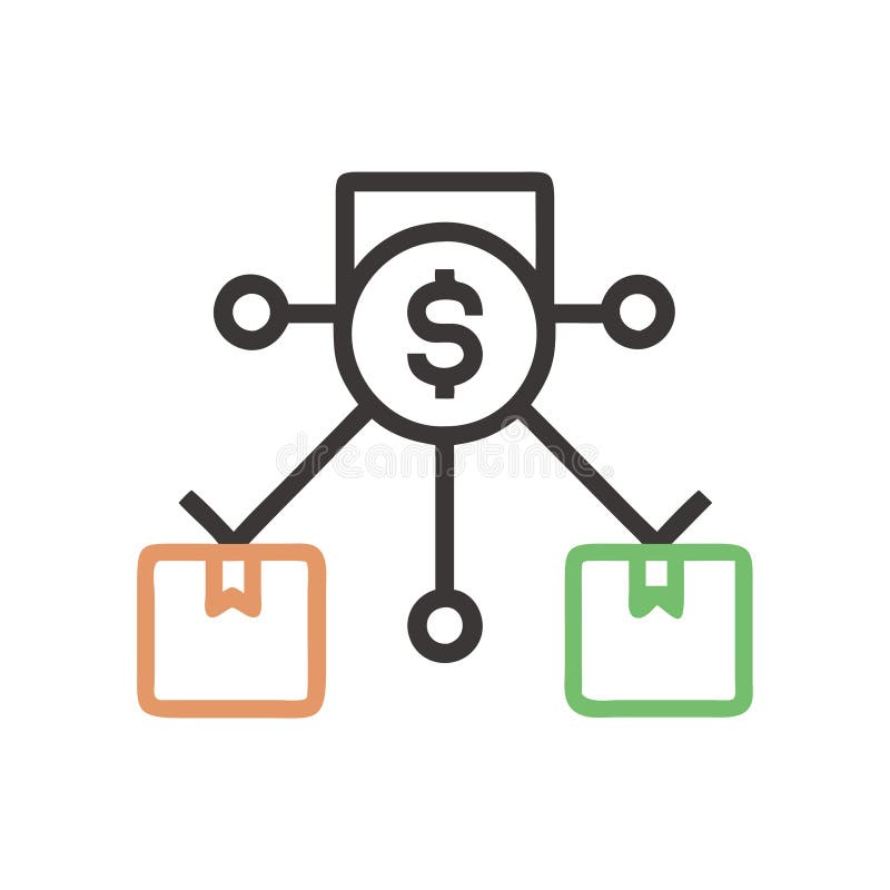 Collateral Management Visual Icon Stock Vector - Illustration of ...