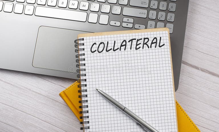 COLLATERAL Text Written on a Notebook on the Laptop Stock Image - Image ...