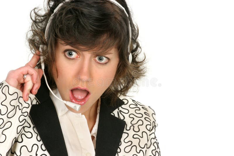 Colleague Expresses Shock at Dialogue Stock Image - Image of ...