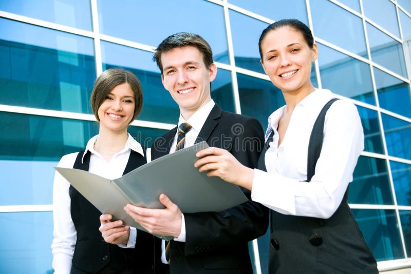 Colleagues stock image. Image of businesspeople, formal - 22156409