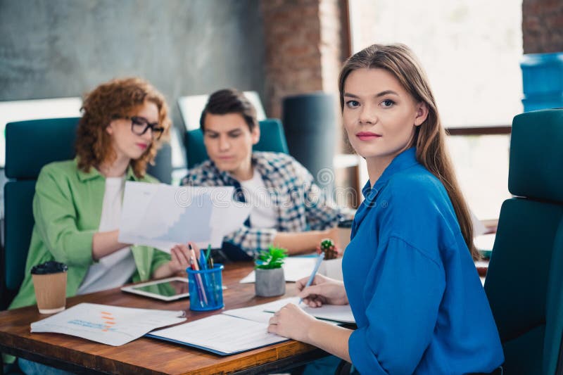 Young Professionals Collaborating in Modern Office Environment during ...