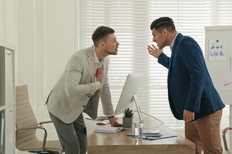 Workplace Conflict. Business Woman Fighting Stock Photo - Image of envy ...