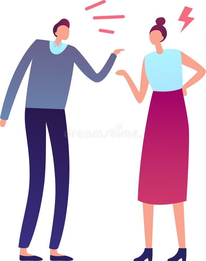 Colleagues Having a Bad Discussion at Work, Fighting and Blaming Each ...