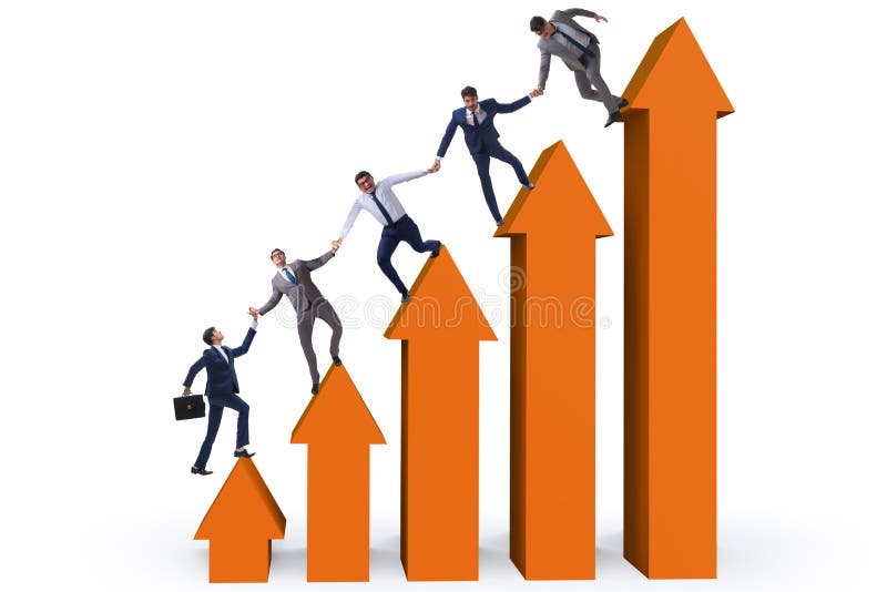 Colleagues Helping Each Other To Improve Results Stock Photo - Image of ...