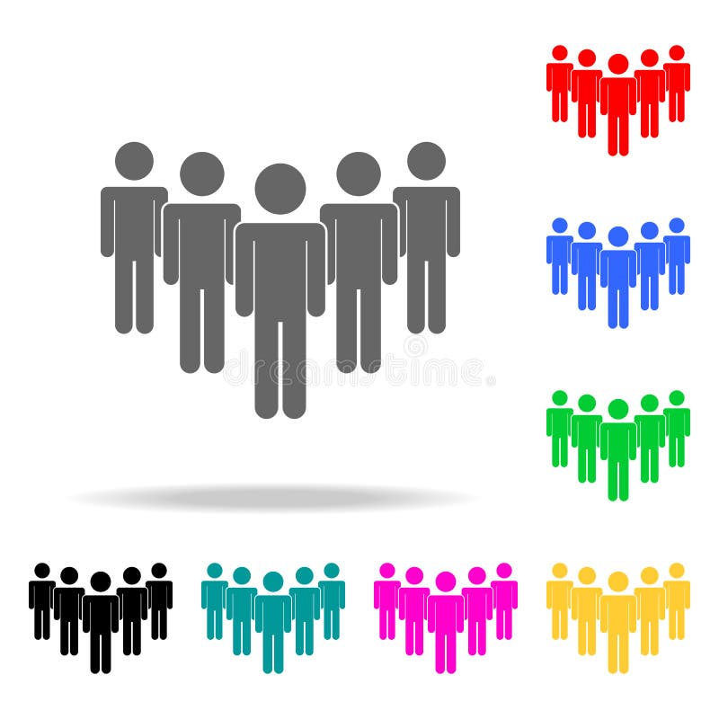 Colleagues Icon. Elements of Teamwork Multi Colored Icons. Premium ...