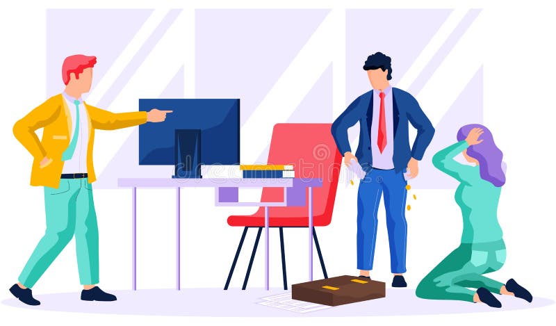 Cartoon Business Disruption Stock Illustrations – 143 Cartoon Business ...