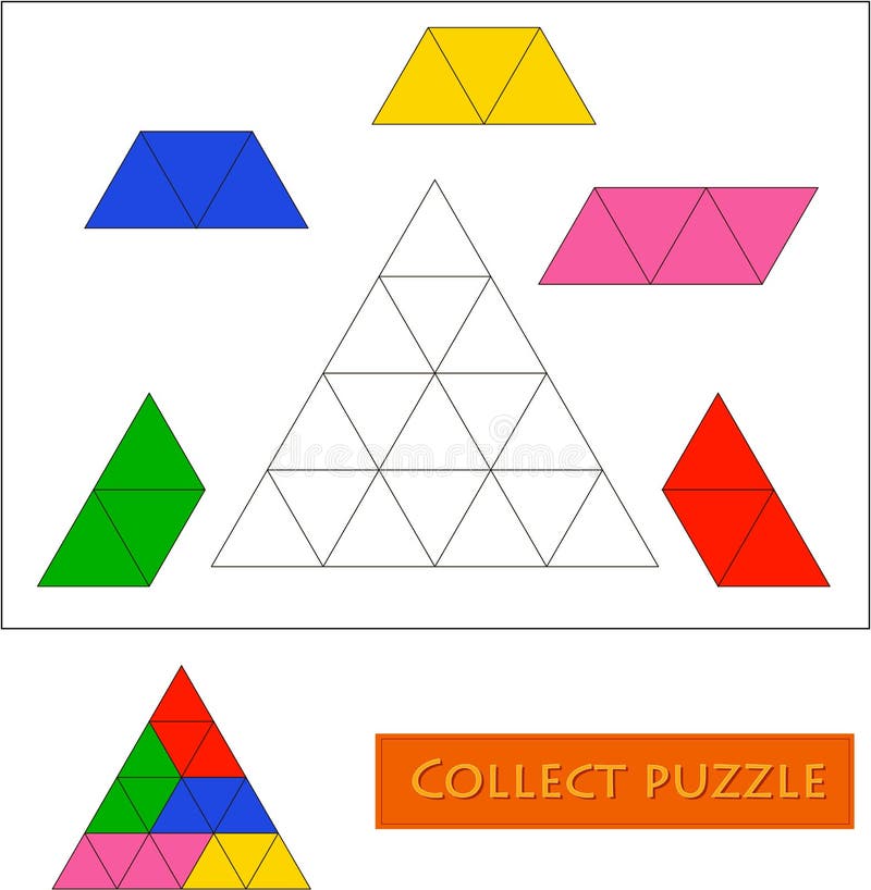 Collect the Correct Sequence Stock Vector - Illustration of colorful ...