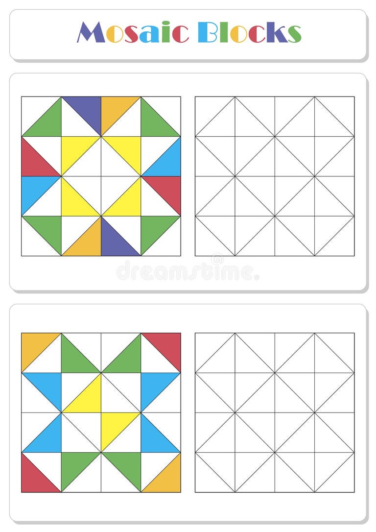 Mosaic Blocks Sequence Stock Illustrations – 151 Mosaic Blocks Sequence Stock Illustrations ...