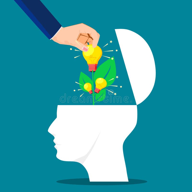 Collecting Ideas Line Icon, Concept Sign, Outline Vector Illustration ...