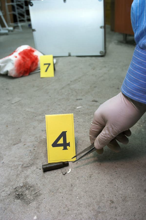 Collect evidence stock image. Image of scene, detective - 85695089