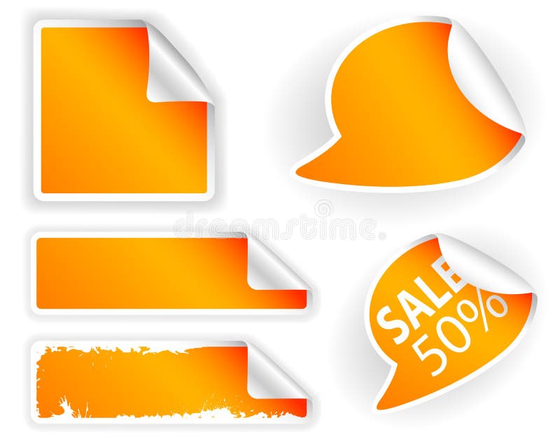 Collect Sticker with Hand and Stamp Icon Stock Vector - Illustration of ...