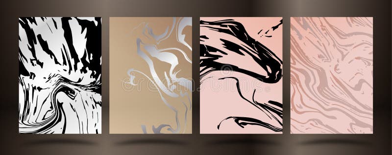 A Collectible Luxury Set of Unusual Elegant Design Templates with a ...