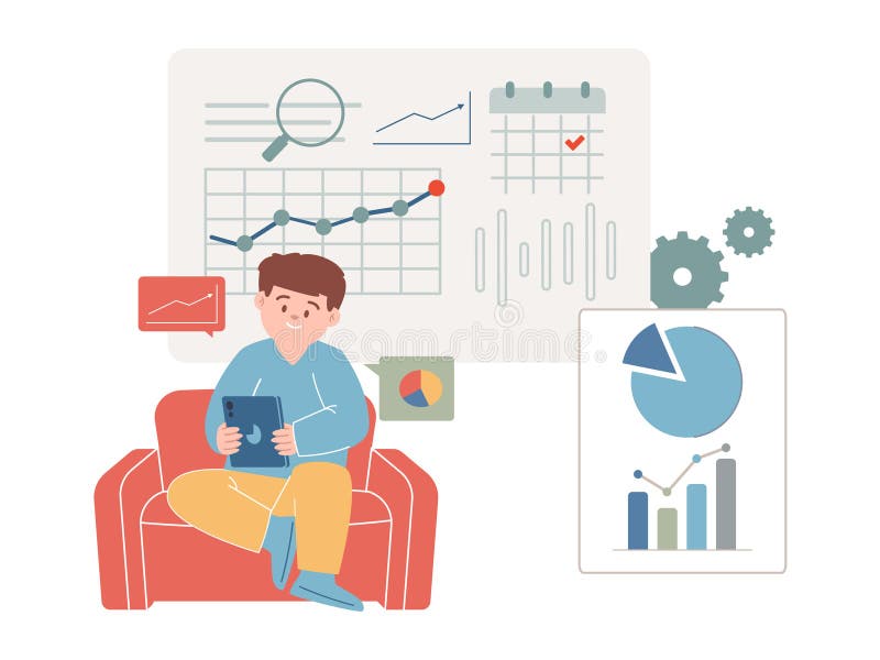 Person Collecting Data Stock Illustrations – 106 Person Collecting Data ...