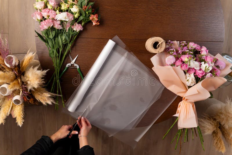 Collecting Compositions of Bloom Mixed Flowers in the Floral Studio ...