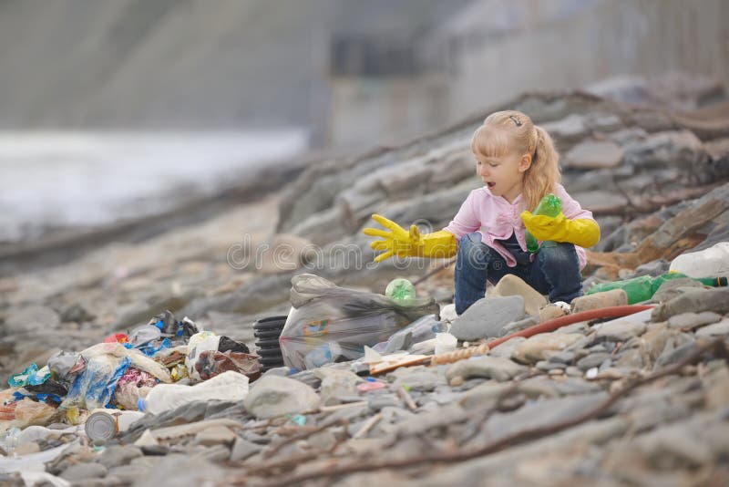 Collecting Garbage Can Be Fun Stock Image - Image of love, gloves: 94048383