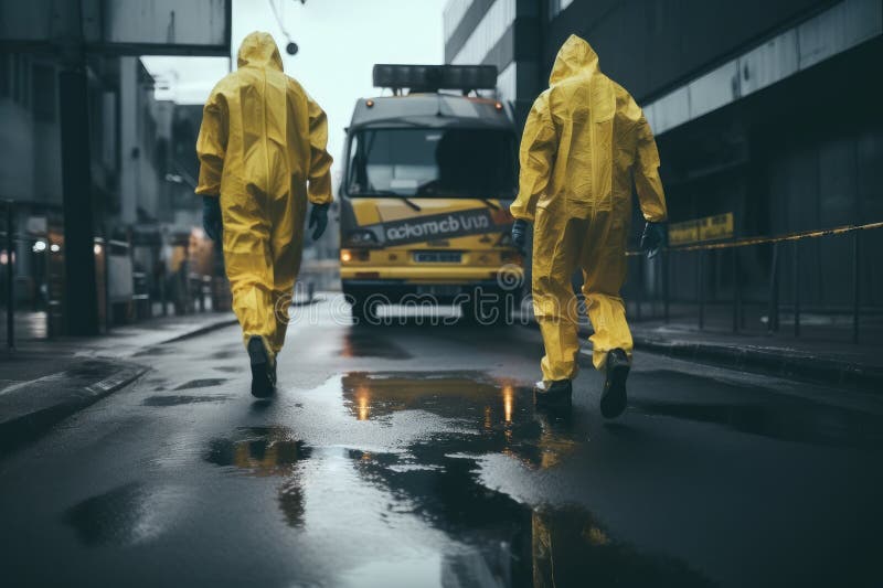 Collecting Hazardous Material Generative AI Stock Illustration ...