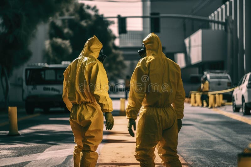 Collecting Hazardous Material Generative AI Stock Illustration ...